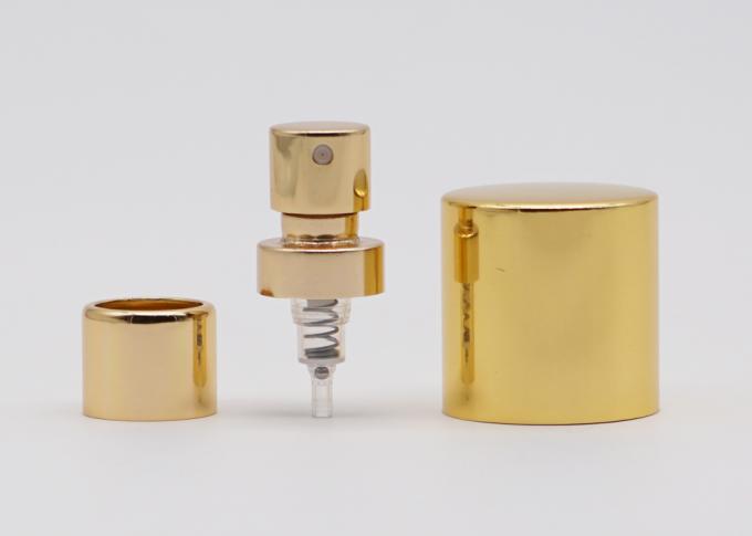 15 / 400 Aluminum Spray Cover Crimp Spray Pump Atomizer For Perfume Bottle