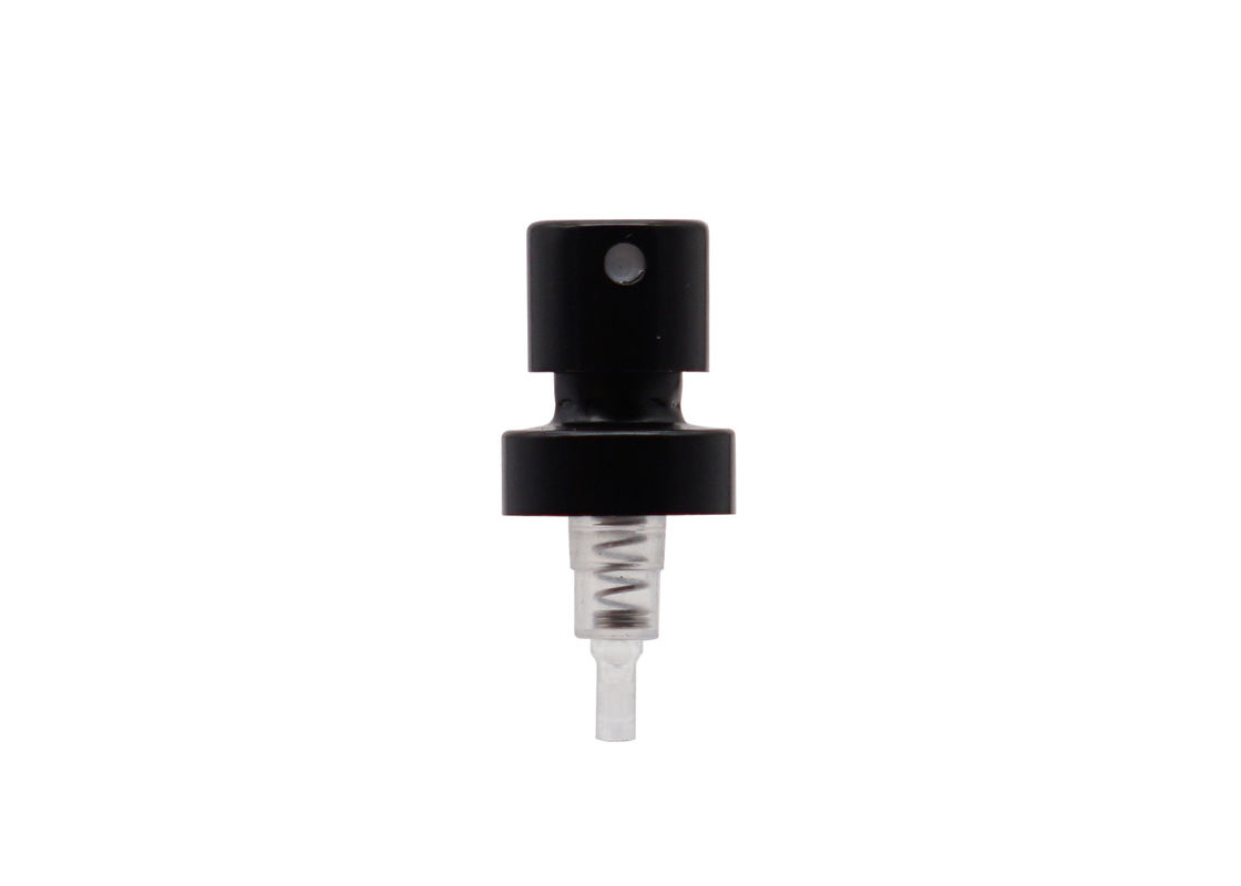 Aluminum Black Color Perfume Bottle Spray Pump With Collar Have Ferrule