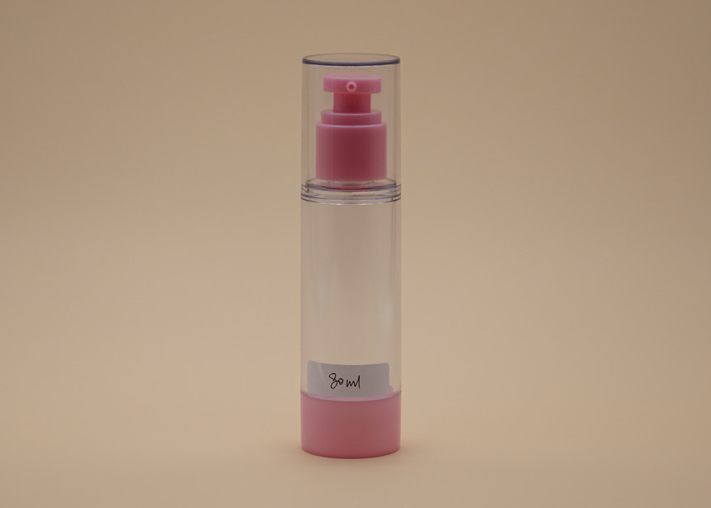 Pink Color 80ml AS Airless Spray Bottle Lightweight Environmental Friendly